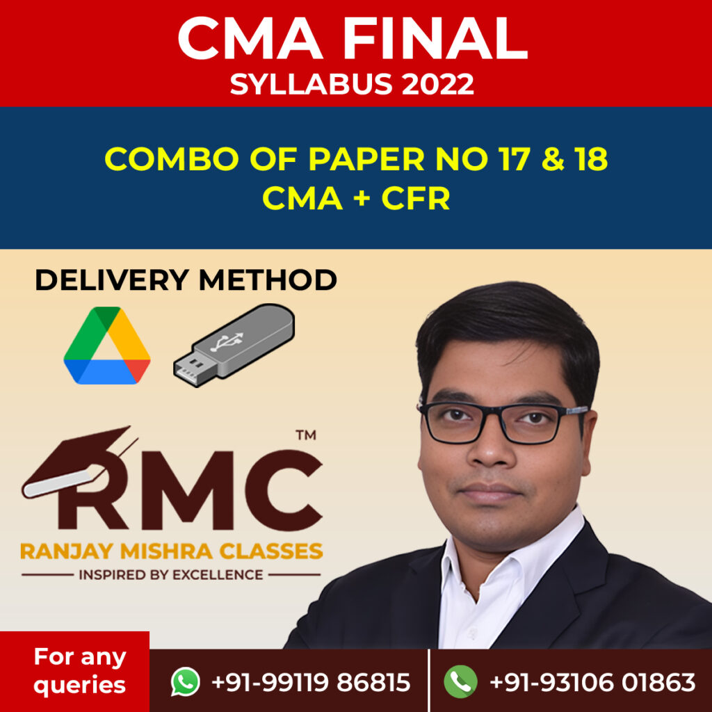 CMA FINAL - Ranjay Mishra Classes
